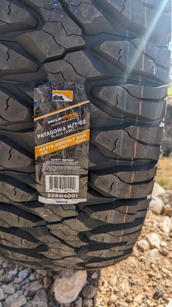 Milestar M/T-02 42×14.5R20LT NHS Black Label - BuggyThings.com | Rock ...